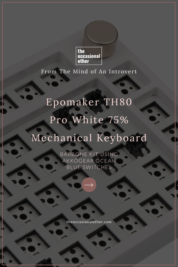 The Epomaker TH80 Pro Whit Mechanical Keyboard Barbone – From The Mind ...